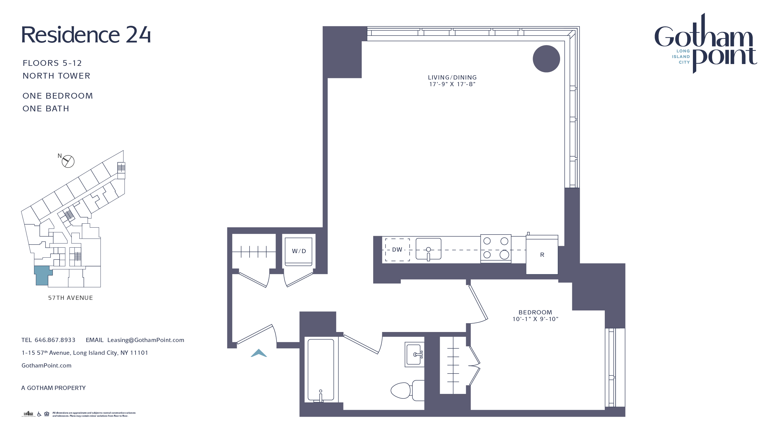Long Island City Apartment Availability | Gotham Point